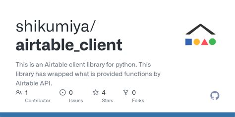 github shikumiya airtable client this is an airtable client library