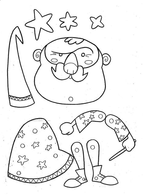 Christmas Colour Cut Pin And Play 6 Designs Precoloured And Blank B33