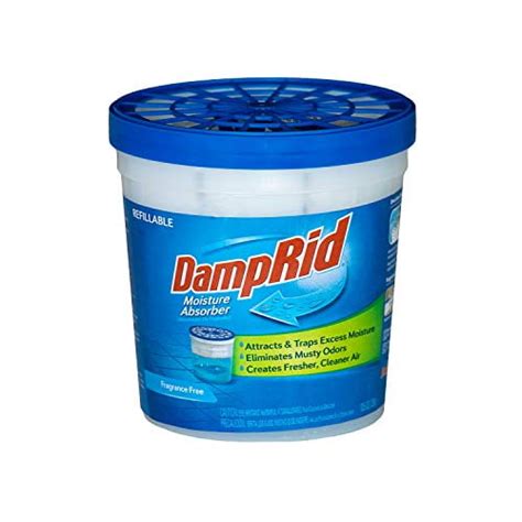 Damprid Fragrance Free Refillable Moisture Absorber 10 5oz Cups 4 Pack Traps Moisture For