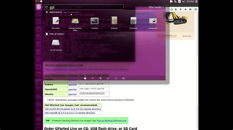 How To Install Gparted Partition Editor On Ubuntu 1504 Youtube