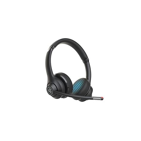 JLab Go Work Wireless On Ear Headsets With Microphone 45 Playtime PC Bluetooth Headset And