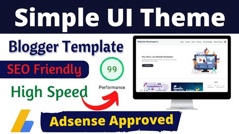 Simple Ui Best Blogger Template With 99 Speed Amp Blogger Template Seo Friendly Blogger