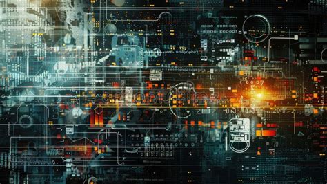 A Digital Interface Displaying Layers Of Encrypted Data And Security Protocols With Intricate