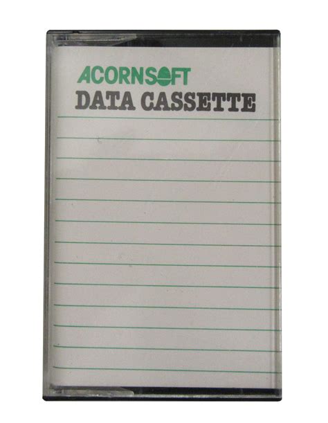 Acornsoft Data Cassette Software Computing History