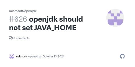 Openjdk Should Not Set Javahome · Issue 626 · Microsoftopenjdk · Github