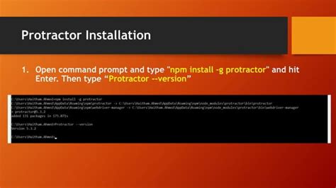 Protractor Testing Automation Tool Framework Jasmine Reporters Ppt