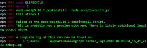 Reactjs Trying To Install Npm Node Sass Stack Overflow