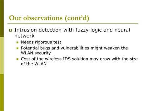 Ppt Efficient And Effective Architecture For Intrusion Detection