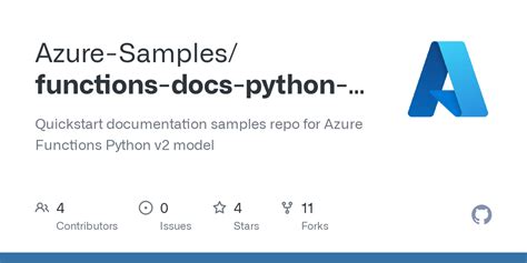Functions Docs Python V2functionapppy At Main · Azure Samples