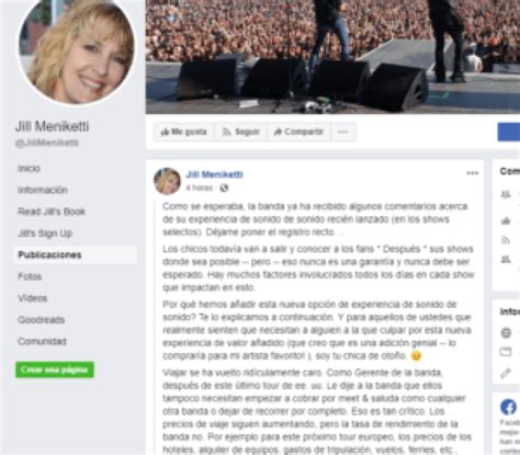 Yandt La Mujer Y Mánager De Dave Meniketti Pone A La Venta Entradas ‘vip