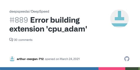 Error Building Extension Cpuadam · Issue 889 · Deepspeedai