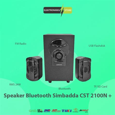 Promo Speaker Aktif Bluetooth Simbadda Cst 2100n Speaker Komputer Pc Laptop Hp Tv Diskon 18 Di