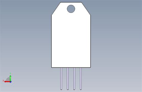 Dht22 湿度和温度传感器catia模型图纸下载 懒石网