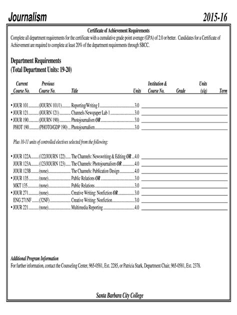 Fillable Online Sbcc Candidates For A Certificate Of Sbcc Fax Email Print Pdffiller