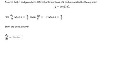 solved assume that x ﻿and y ﻿are both differentiable
