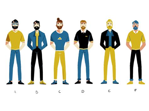 Preliminary Character Design By Caroline Attia Larivière On Dribbble