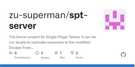 Github Zu Supermanspt Server The Server Project For Single Player Tarkov It Can Be Run