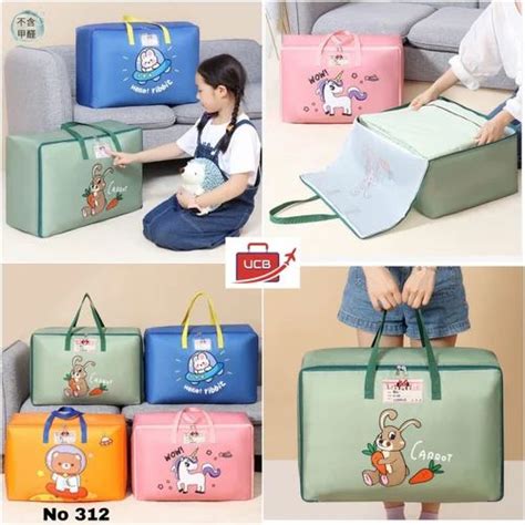 Storage Bag Polyester Clothes Storage Bag High Capacity Easy Clean