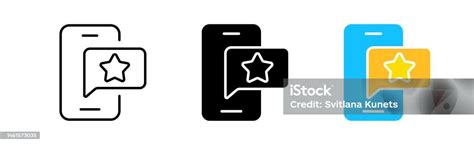 피드백 아이콘 세트입니다 비즈니스 평가 스마트 폰 말풍선 생성물 평가 별 코멘트 인기 품질 서비스 작업 리뷰 서비스 개념입니다 다른 스타일의 벡터 선 아이콘 1위에 대한