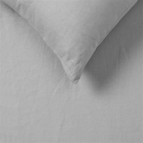 Vintage Design Homewares Hemp Quilt Cover Set King Silver Art Deco Co