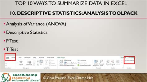 How To Summarize Data In Excel Top 10 Ways