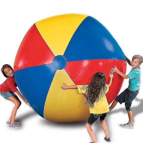 Giant Beach Ball Large Beach Ball Huge Rainbow Color Ball Bootball For