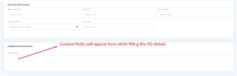 823 Purchase Custom Fields — Motadata Itsm User Guide Documentation