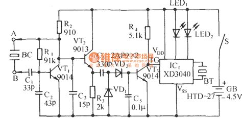 Acousto Optic Detector Circuit To Measure The Crystal Measuring And