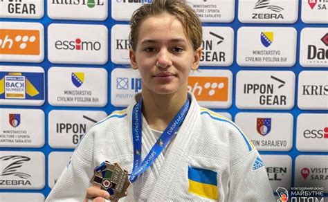 Дівчина з Гостомеля виборола бронзу на чемпіонаті Європи з дзюдо Вечірній Київ