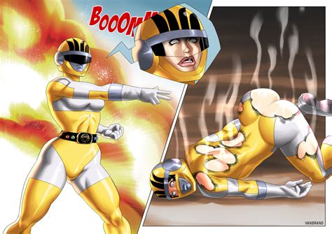 Choudenshi Bioman Yellow Four Fail By Sats Vanbrand Hentai Foundry