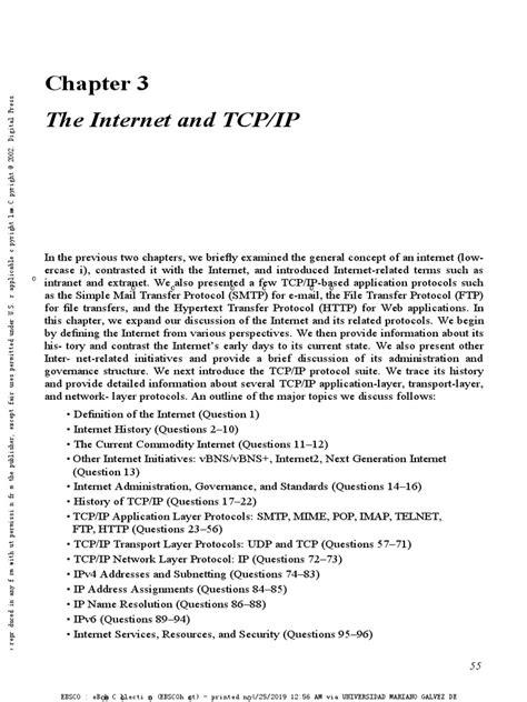 an in depth look at the history and technical foundations of the internet and tcp ip protocols