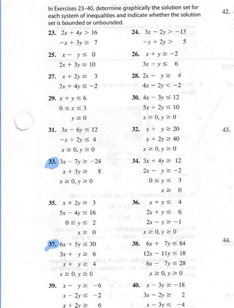 Solved In Exercises 11 18 Write A System Of Linear