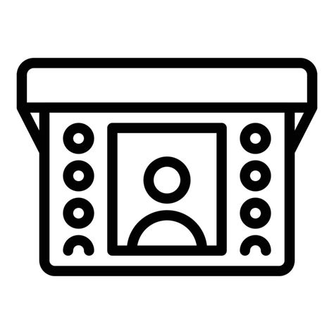 Button Video Intercom Icon Outline Vector Security Control 14941492 Vector Art At Vecteezy