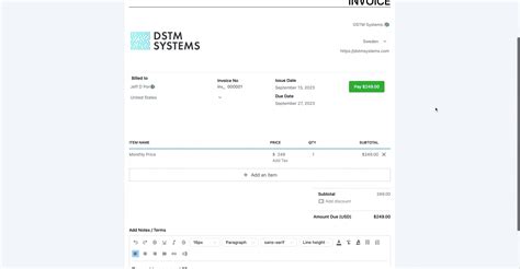 Invoicing And Billing Software Dstm Systems