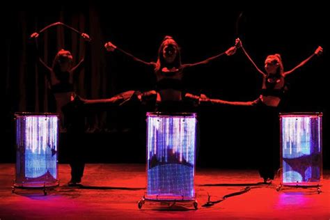 Book Led Pixel Drums Show Scarlett Entertainment