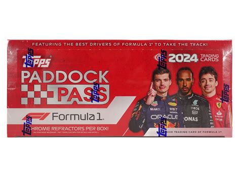 2024 Topps Paddock Pass F1 Formula 1 Hobby Box Da Card World