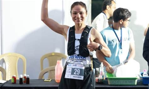 Doon Ultra Runner Major Shashi Mehta Clocks Second Best 100 Km Timing By An Indian Women In