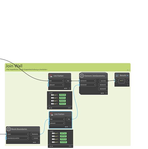 Join Wall Not Working Revit Dynamo