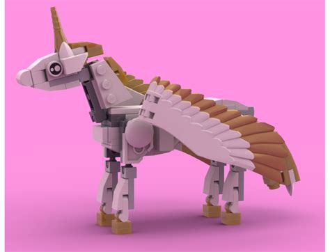 Lego Moc Majestic Unicorn By Smellybricks Rebrickable Build With Lego