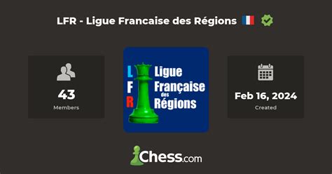 Lfr Ligue Francaise Des Régions Chess Club