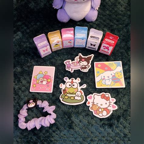 Hello Kitty Toys Lot Of New Hello Kitty Sanario Kumari Plush Moon