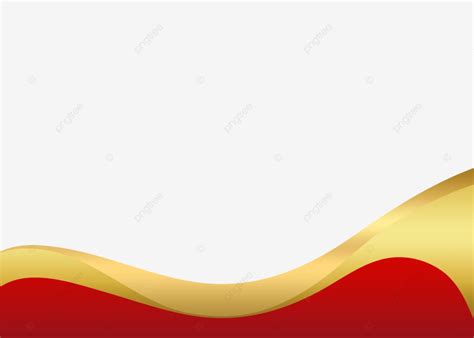 Abstract Red Wavy Curve With Golden Wave Vector Abstract Red Wavy Curve Golden Wave Png And