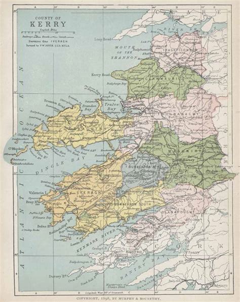 County Kerry Ireland Map