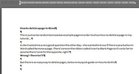 How To Delete A Page In Word OutofhoursAdmin