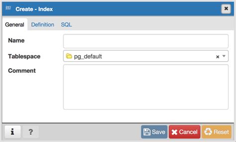 PgAdmin Documentation