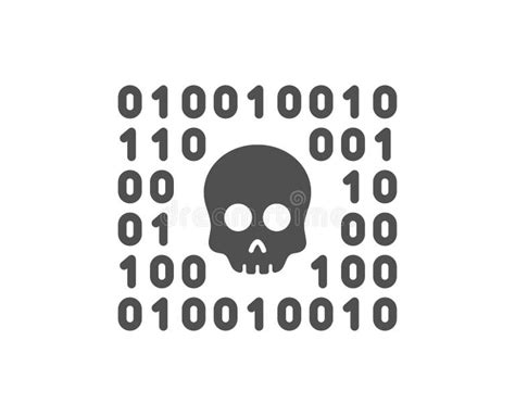 Binary Code Skull Skeleton Stock Illustrations 21 Binary Code Skull