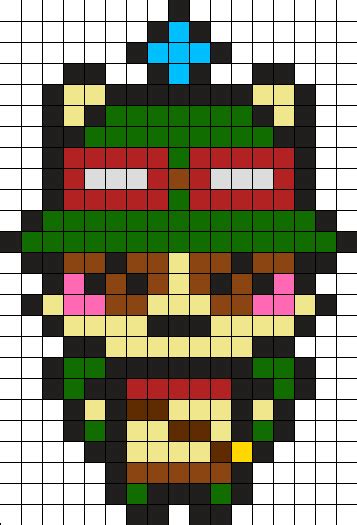 Teemo By Ladyraveicorn On Kandi Patterns Hama Beads Design Pony Bead