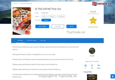 Full Code Web đọc Truyện Online Bằng Java Spring Boot Spring Data Jpa Mysql