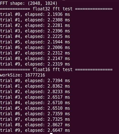 Cufft Fp16 Is Slower That Fp32 Jetson Xavier Nx Nvidia Developer Forums