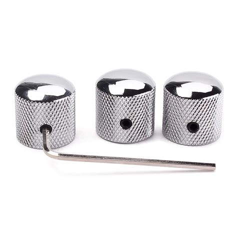 Electric Metal Guitar Knobs Volume Tone Control Knobs Dome Reverb